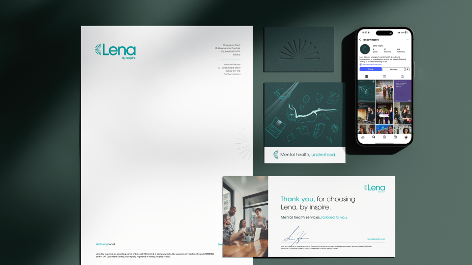 Whitenoise creates the new corporate brand for Lena by Inspire ...